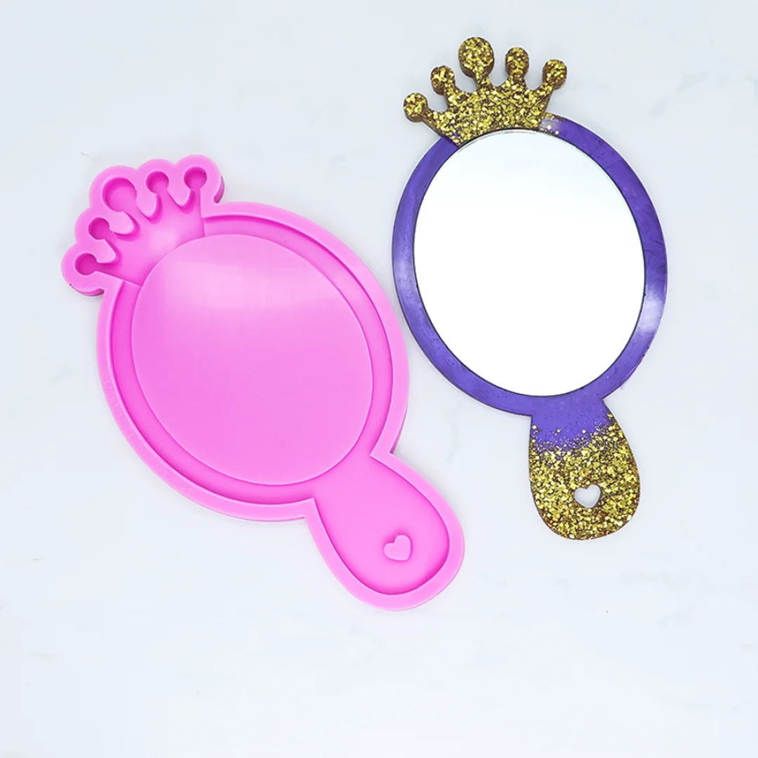 Molde de Silicon para Resina Espejo con Corona – Código: 005115