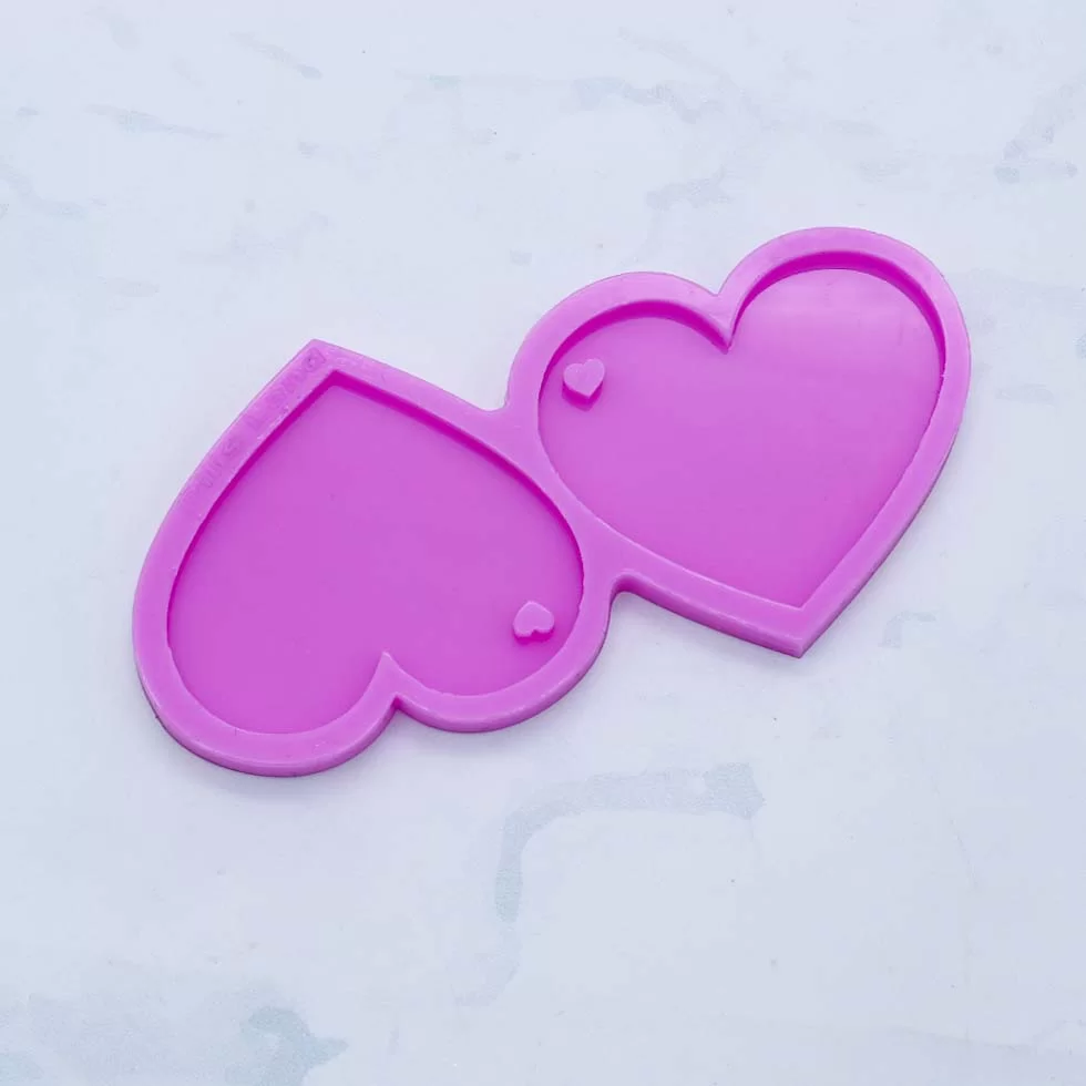 Molde de Silicon Corazón Doble – Código: DC13