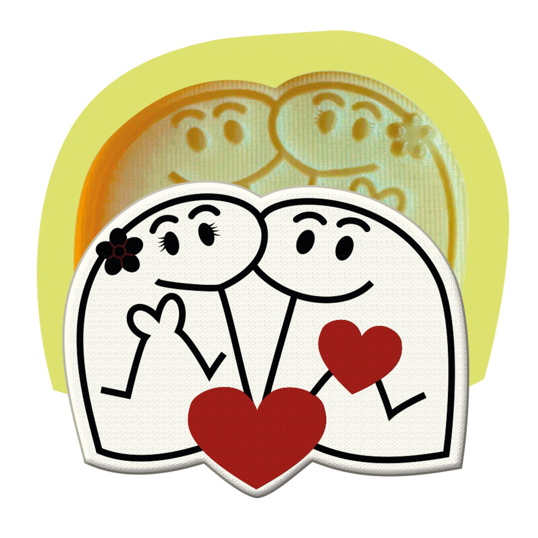 Molde CH – Flork Doble con Corazón – Código: 005369