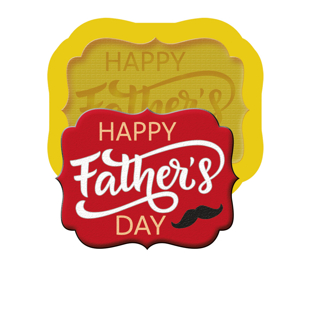 Molde Ch – Happy Father`s Day con Mostacho – Código: MP12