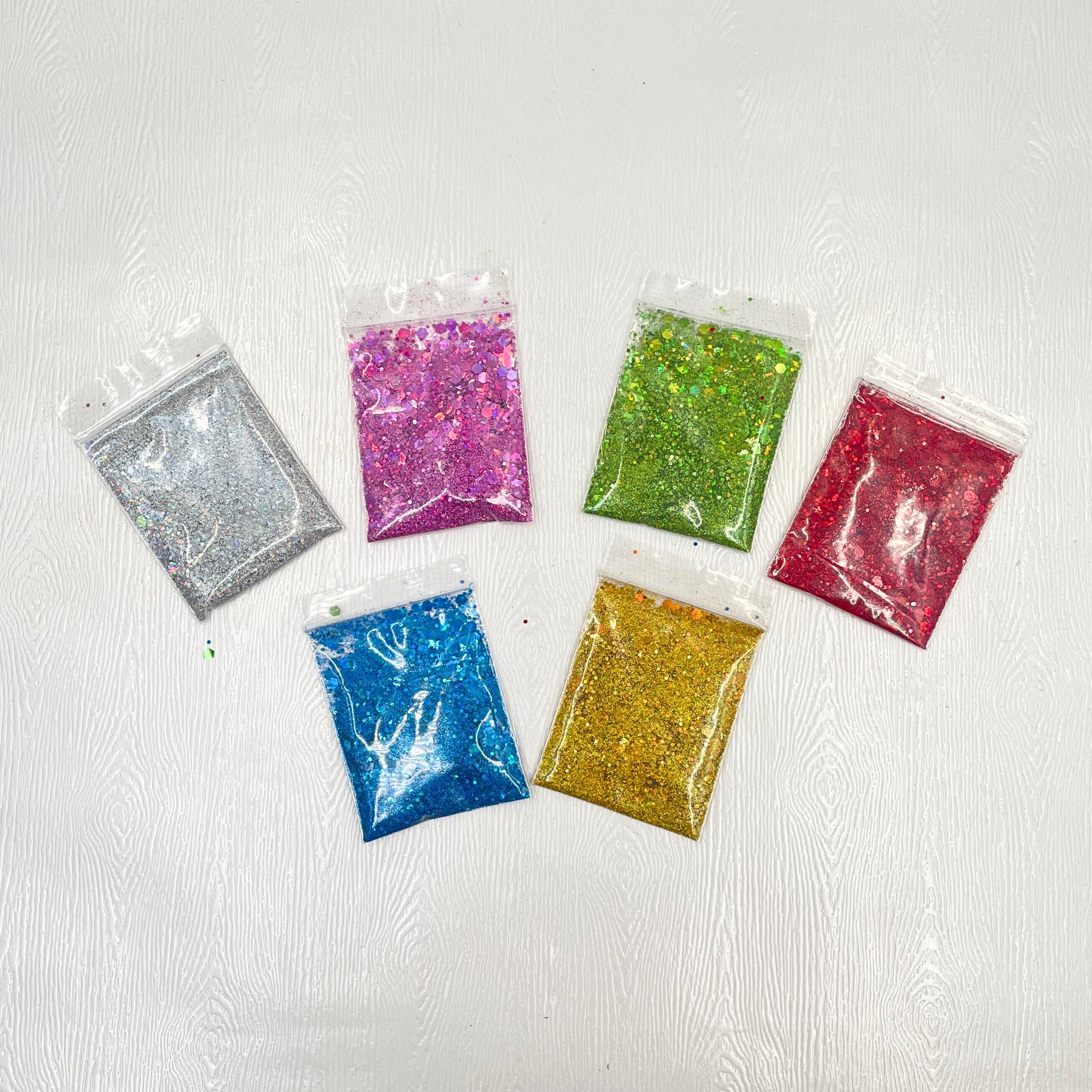 Set de Escarchas Holográficas para Resina (Colores Surtidos) – Código: